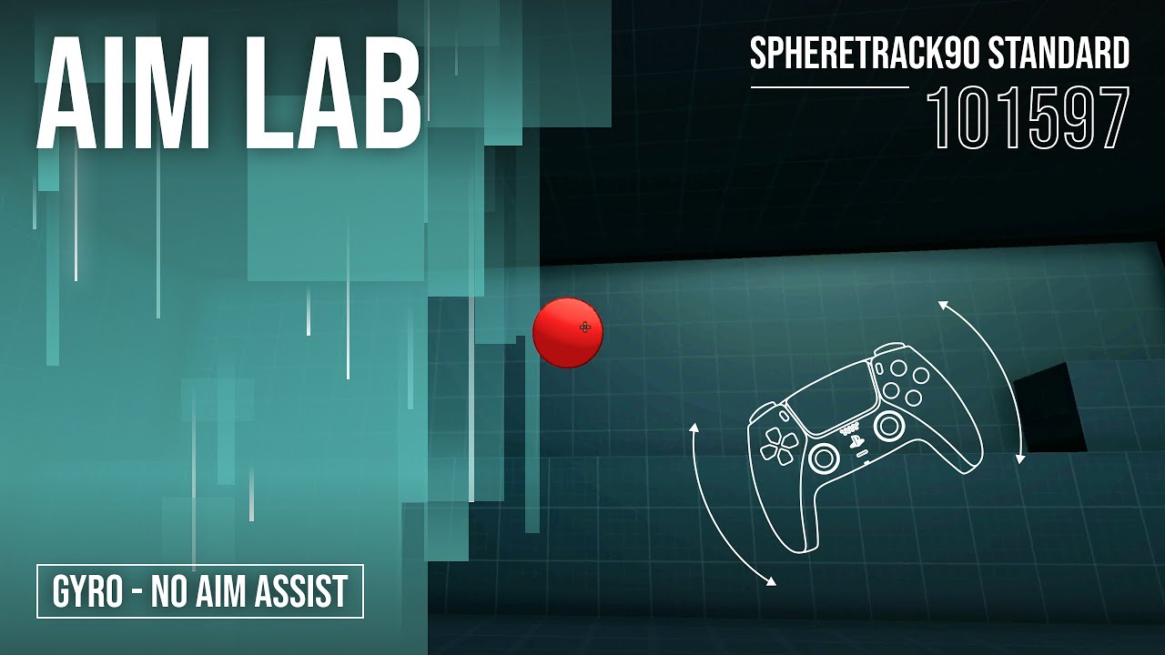 Aim Lab - Spheretrack90 Standard: 101597 | PS5 Controller + Gyro Aim ...