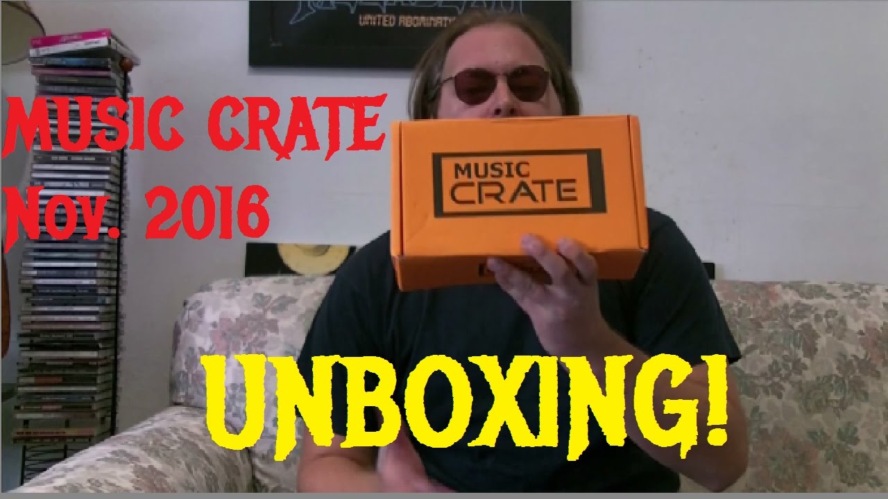 Music Crate UNBOXING - November 2016 - YouTube