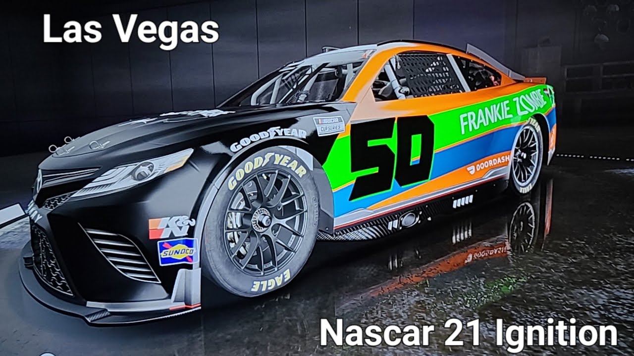 Nascar 21 Ignition Las Vegas 25% Race With Custom Frankie Zombie Scheme ...