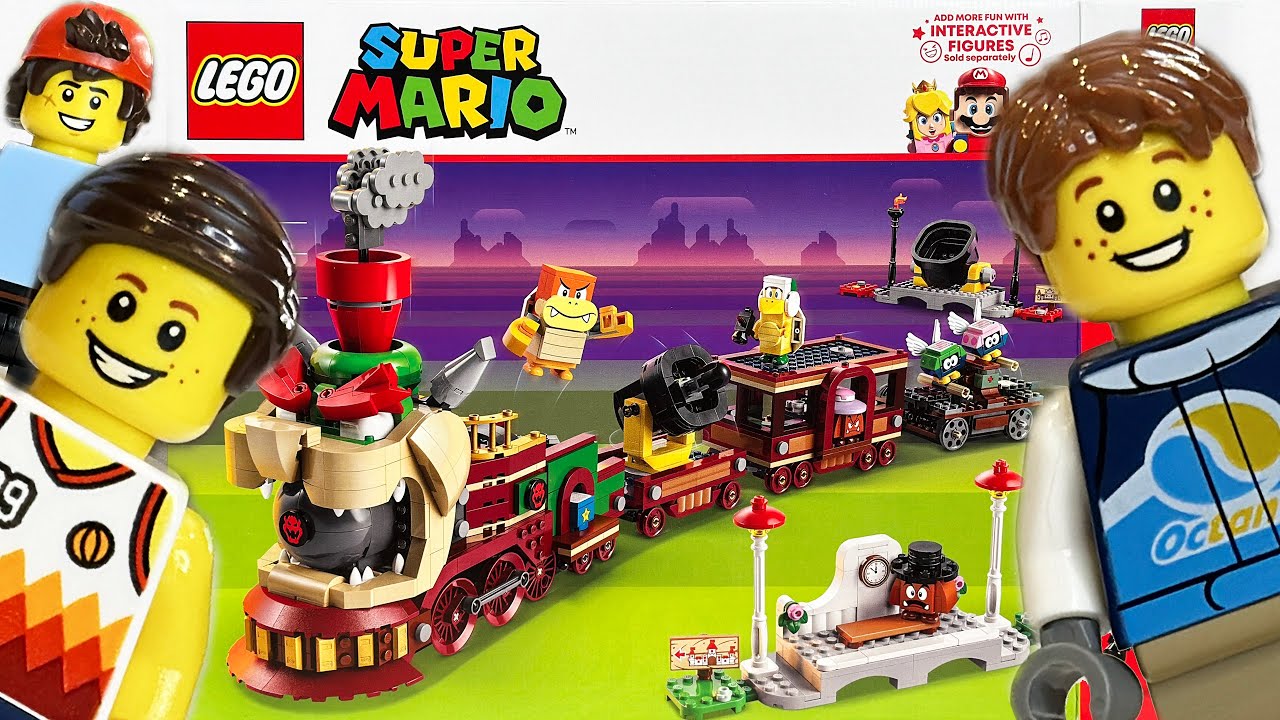 LEGO Super Mario The Bowser Express Train 71437 | BUILD - YouTube