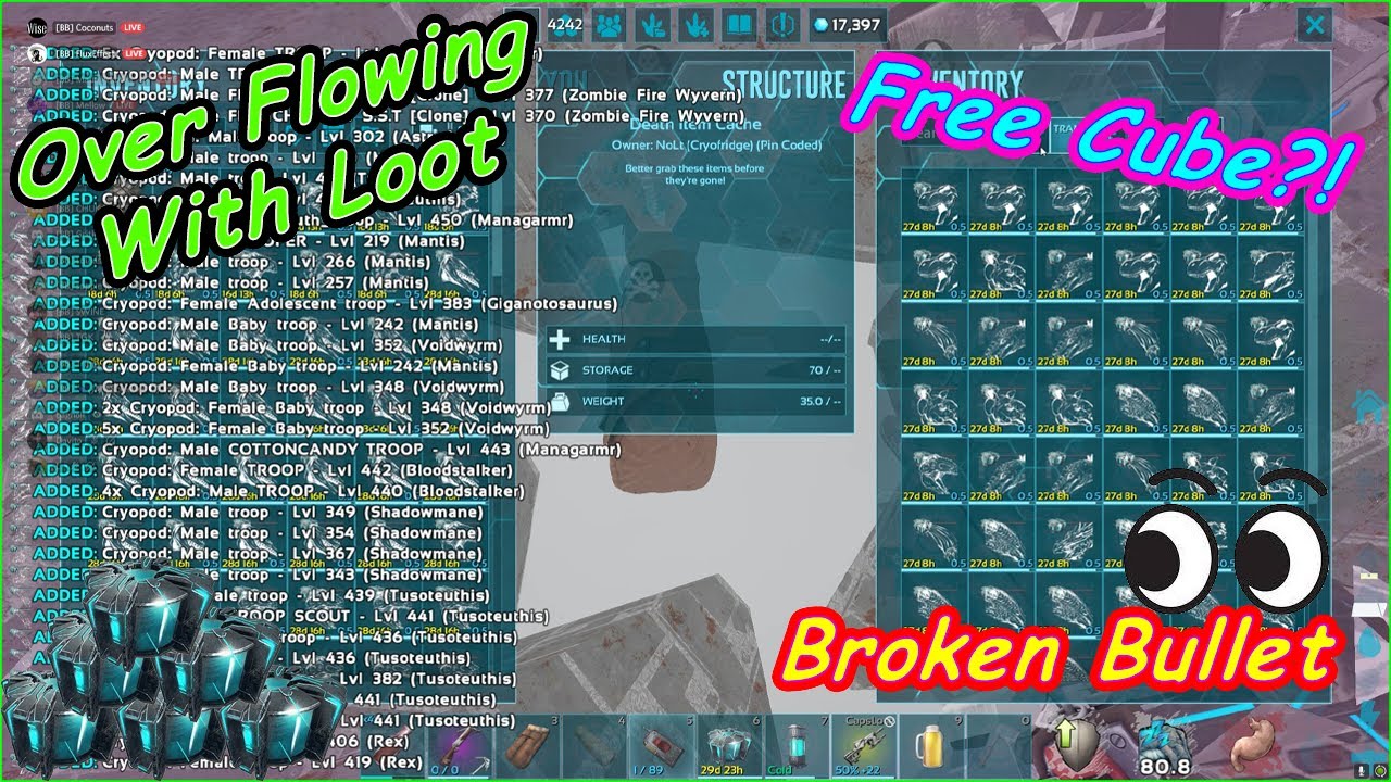 Noglin Shopping in Juicy Gen2 Cube Lead's to ... 👑 ARK | Official 1x ...