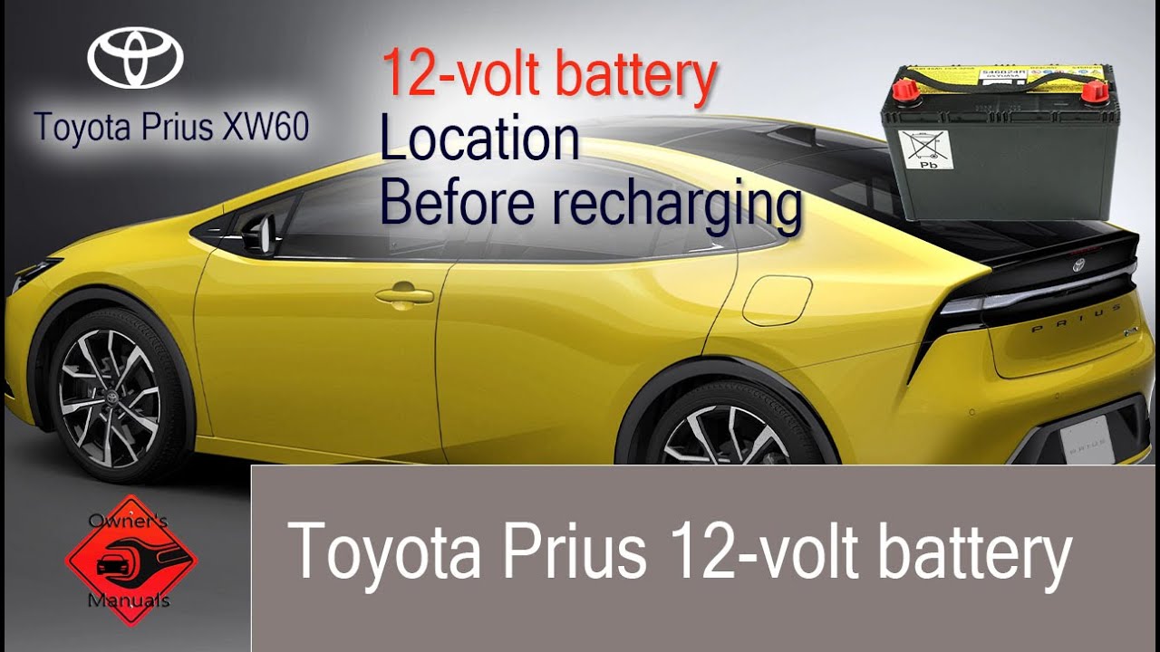 Toyota Prius (XW60) - 12 volt battery ⚡️ - YouTube