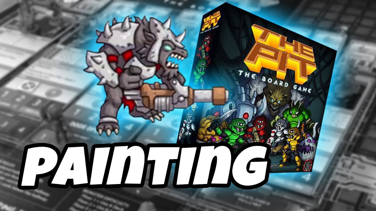 The Pit: The Board Game - how to paint ELITE ZUUL FEMALE - YouTube