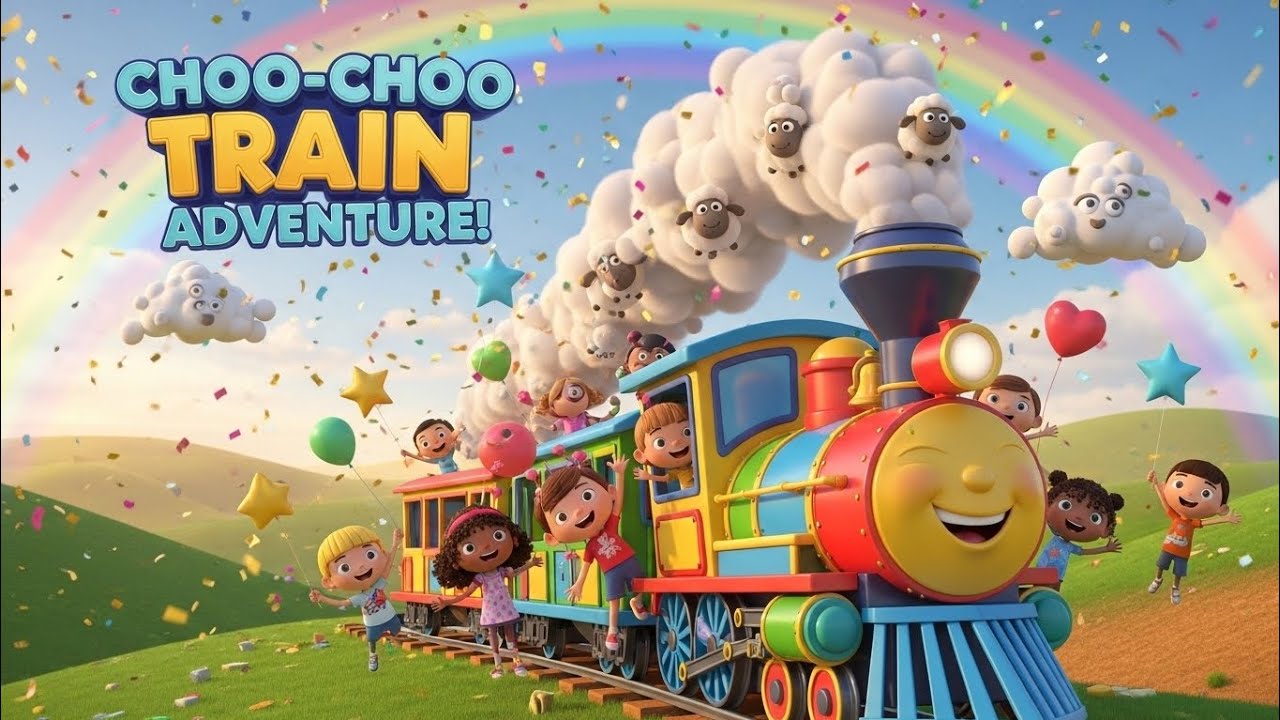 Choo-Choo Train Adventure! | Fun 3D Nursery Rhyme & Kids Song - YouTube
