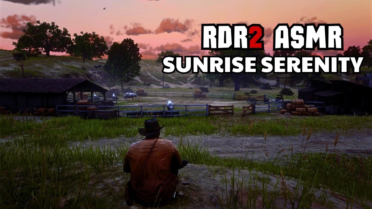 Sunrise Calm at MacFarlane’s Ranch | RDR2 ASMR Ambience - YouTube