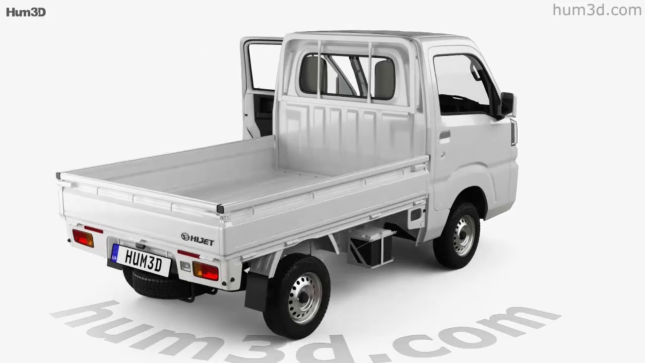 Daihatsu Hijet Truck with HQ interior 2017 3D model by 3DModels.org ...