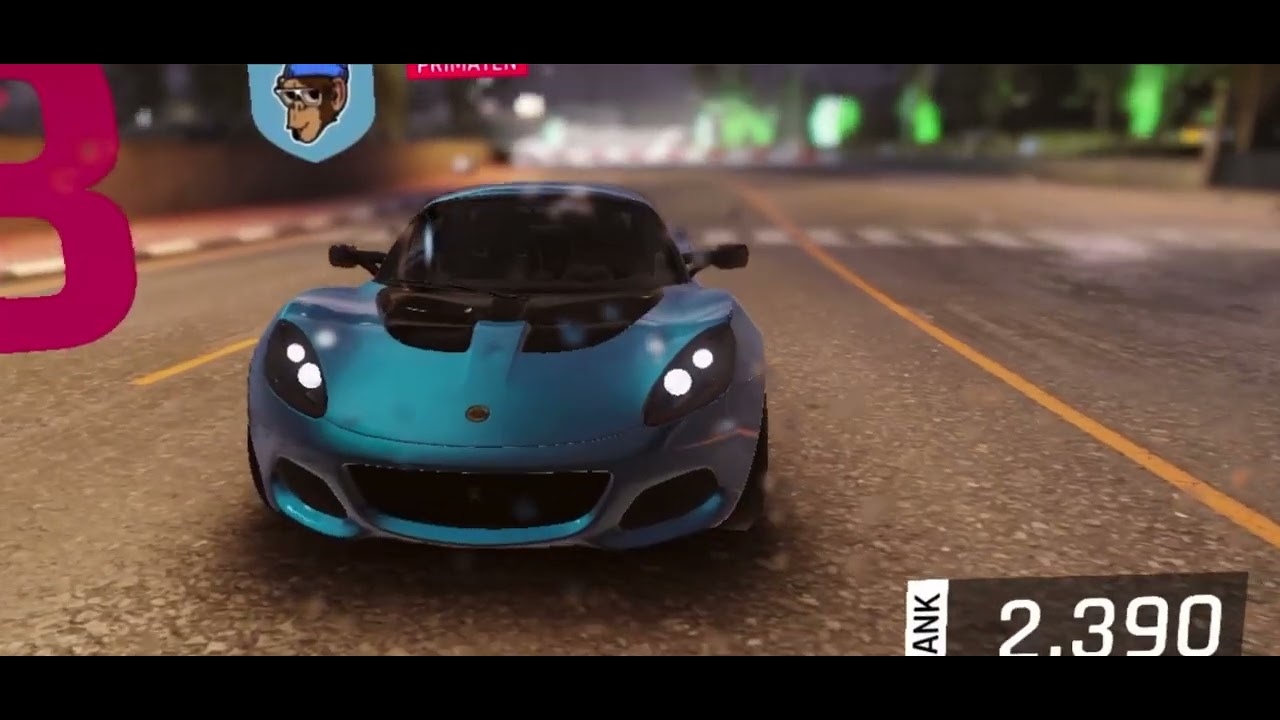 Mobil balap biru - YouTube