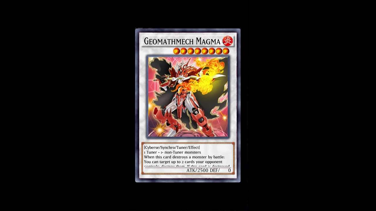 Yugioh Duel Links - The Power of Geomathmech Magma - YouTube