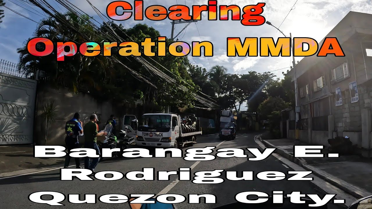 Clearing operation MMDA at Ermin Garcia Barangay E. Rodriguez Cubao ...