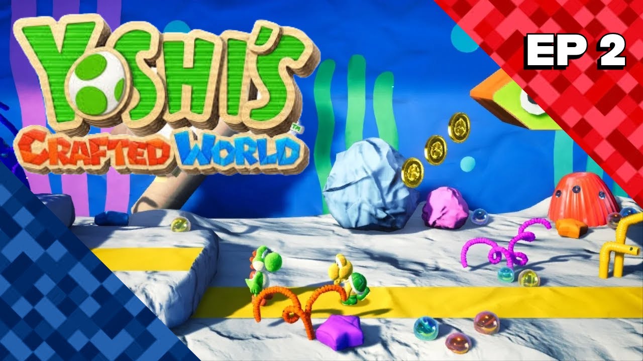 Playing The Ocean World In Yoshi's Crafted World (EP 1) - YouTube