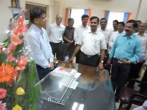 Joining Day of Er Sanjay D Kulkarni, SE & Dir, DIRD, Pune - YouTube