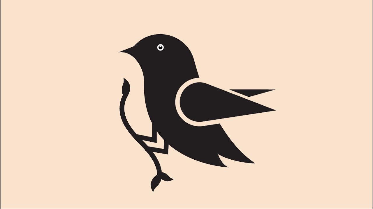 Professional Bird Logo Design tutorial - in Adobe illustrator cc 2019 ...