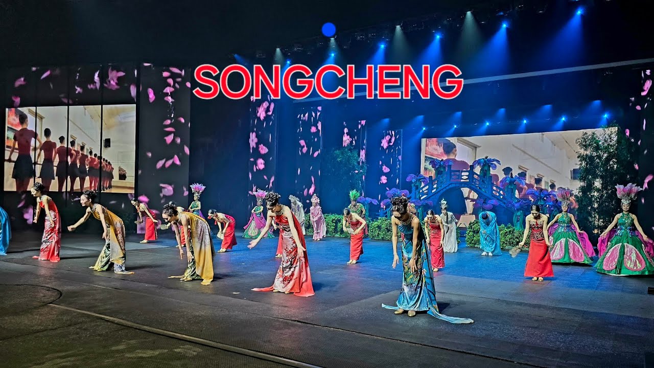 beautiful famous cultural SONGCHENG Eternal love show at Song Dynasty ...