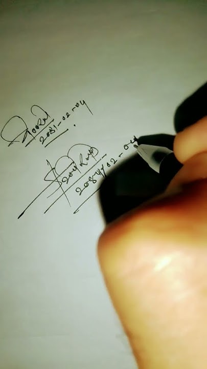 Signatures Youtube