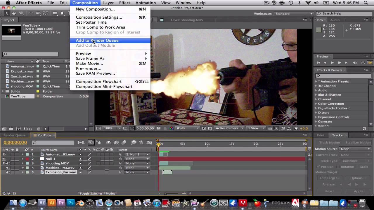 How to upload After Effect files to YouTube - YouTube