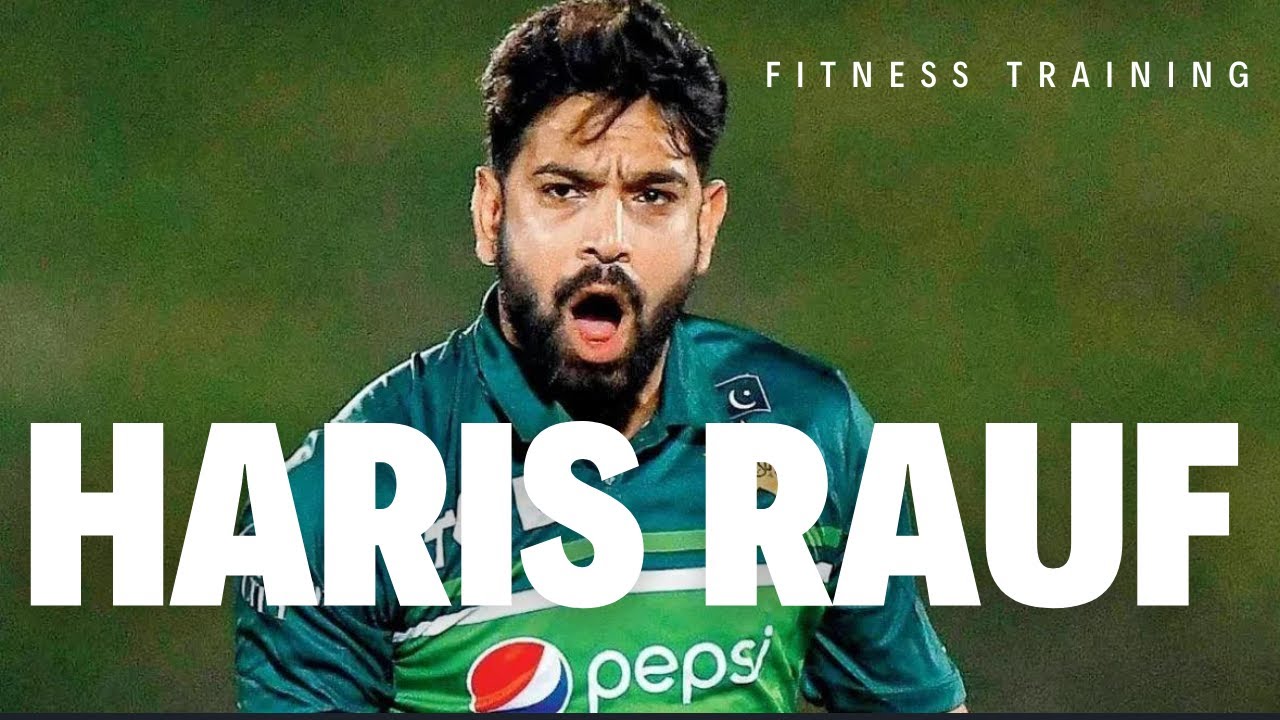 Haris Rauf Fitness Training - #cricket - #pakistancricketteam - YouTube