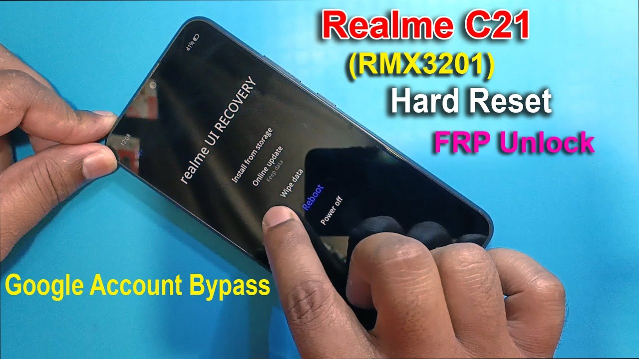 Realme C21 (RMX3201) Hard Reset Pattern Unlock | FRP Bypass Android 11 ...