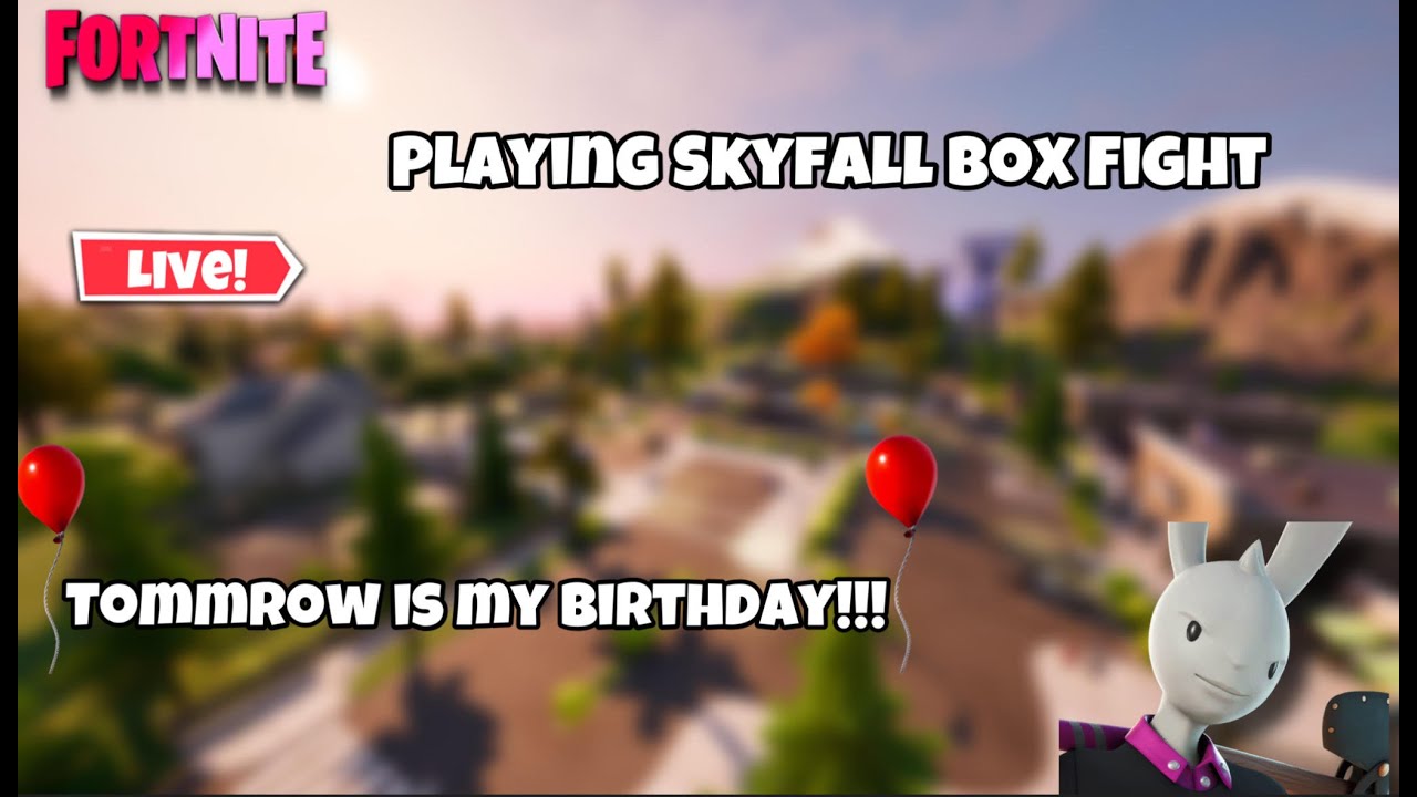 🔴Fortnite LIVE Stream | Playing SkyFall Box Fight - YouTube