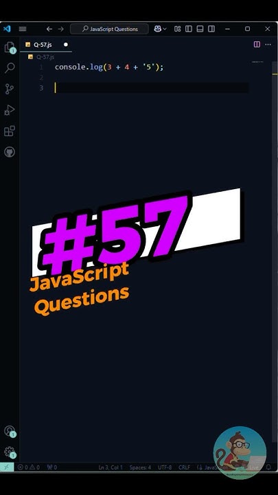 Q57 : JavaScript Questions Series #coding #webdevelopment #codingsimplifiedspace # ...