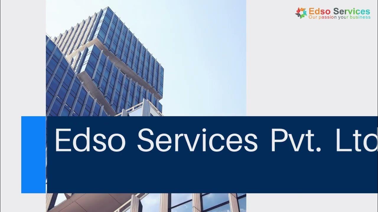 Edso Services Progress Report || Join with us - YouTube