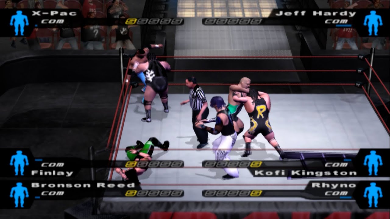 Triple Tornado Tag Ladder Match | X Pac, Finlay Vs Jeff Hardy, Kofi ...