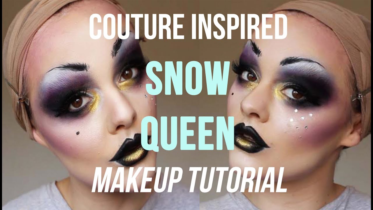 COUTURE INSPIRED SNOW QUEEN - MAKEUP TUTORIAL - YouTube