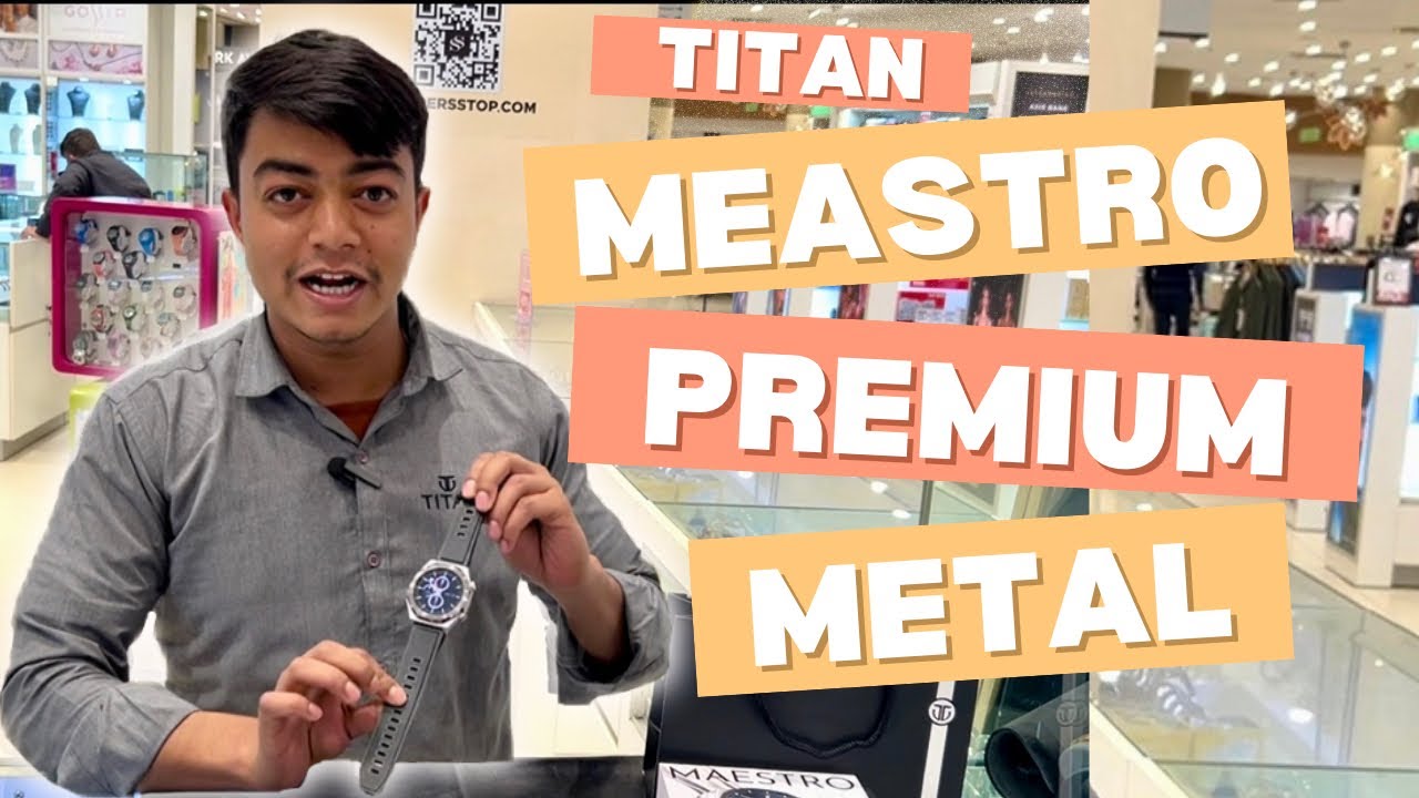 Titan Maestro Premium Metal Smartwatch with SS316L Surgical Grade Metal ...