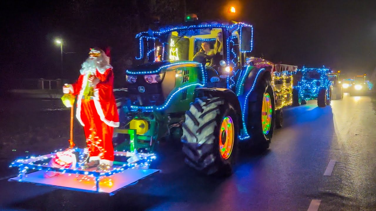 Domaszéki fénytraktoros felvonulás 2022 🎄 Christmas Tractor Procession ...