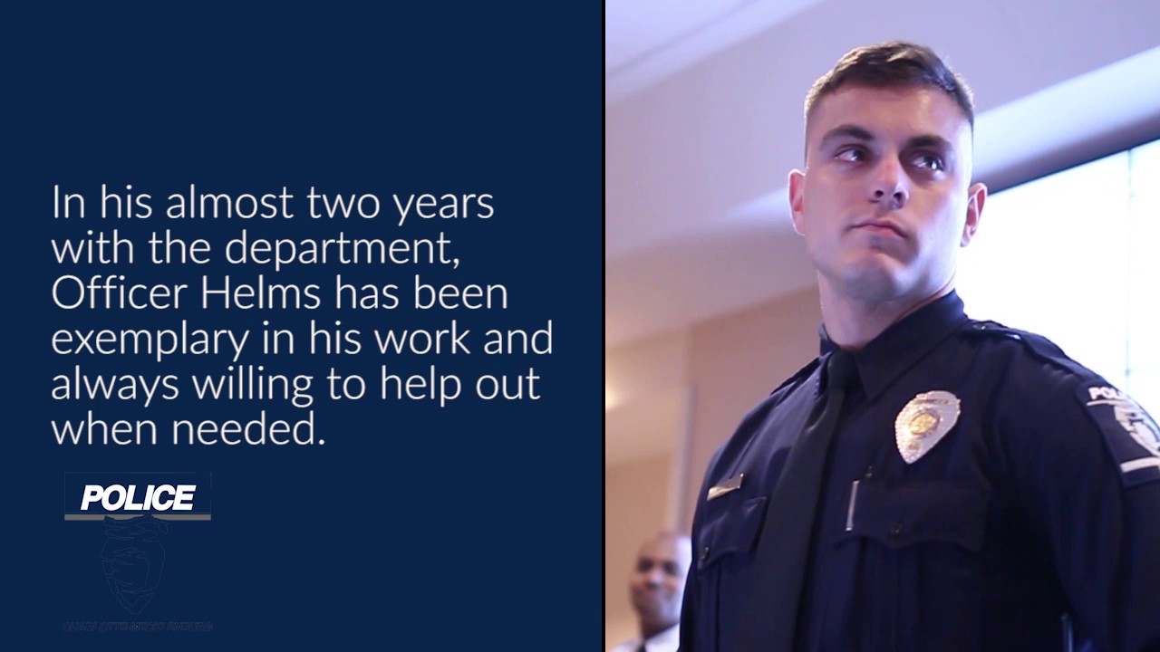 Officer of the Month: Joseph Helms - YouTube