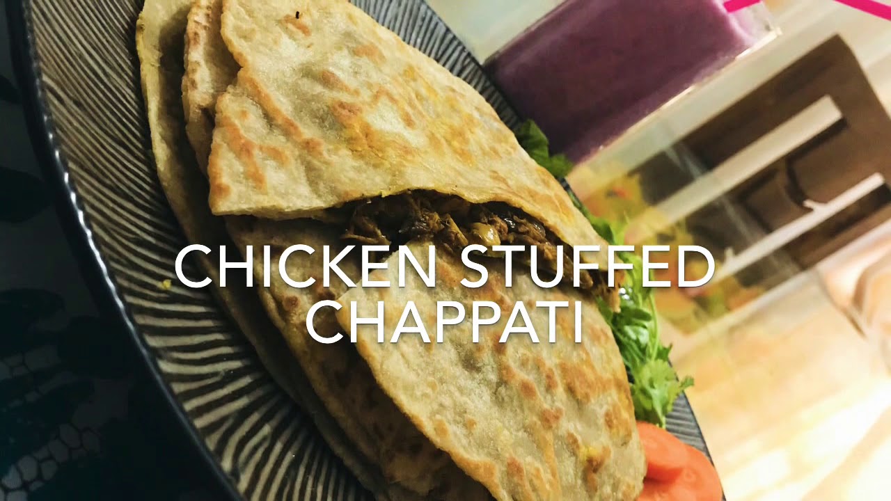 How to make CHICKEN STUFFED CHAPPATI|RAMADAN SPECIAL |SPICY - YouTube