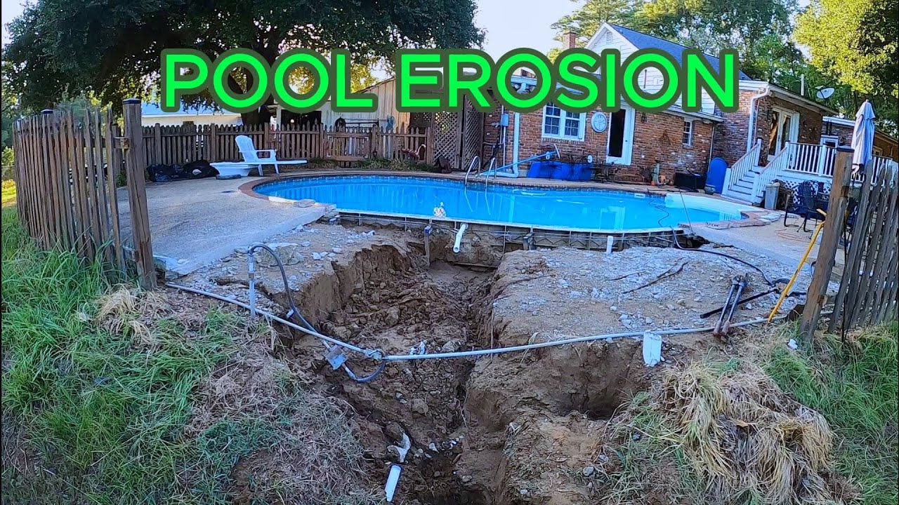 Rescuing My Pool: How I Fixed Erosion and Replaced Concrete - YouTube