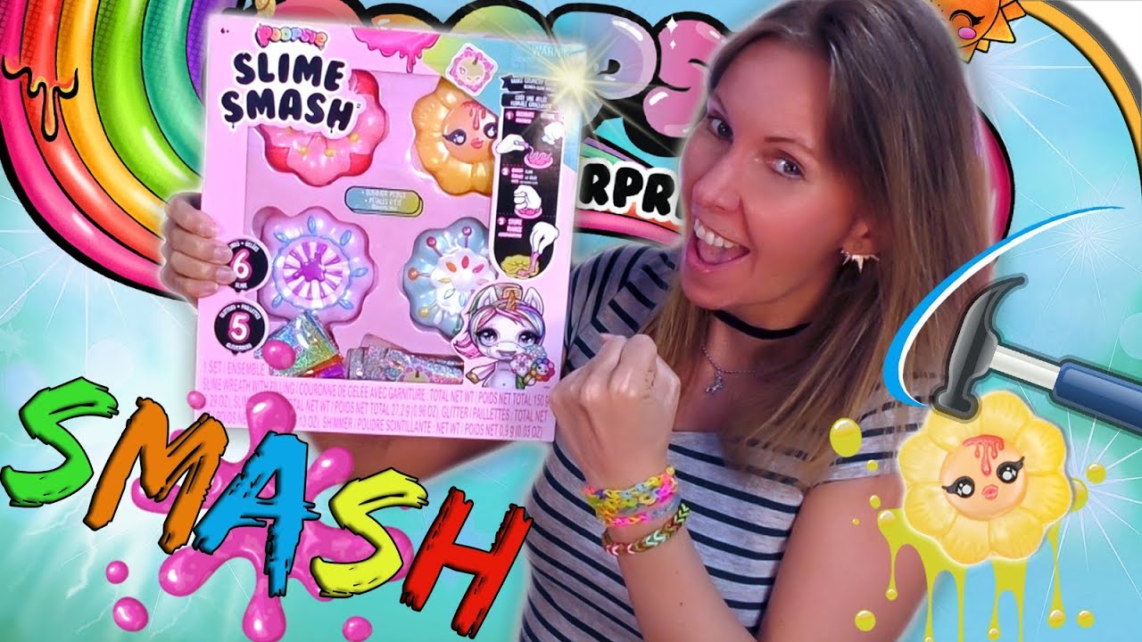 Poopsie Slime Smash Flowers 🌸🔨 DIY Spinnenslime dekorieren 🕸 Poopsie ...