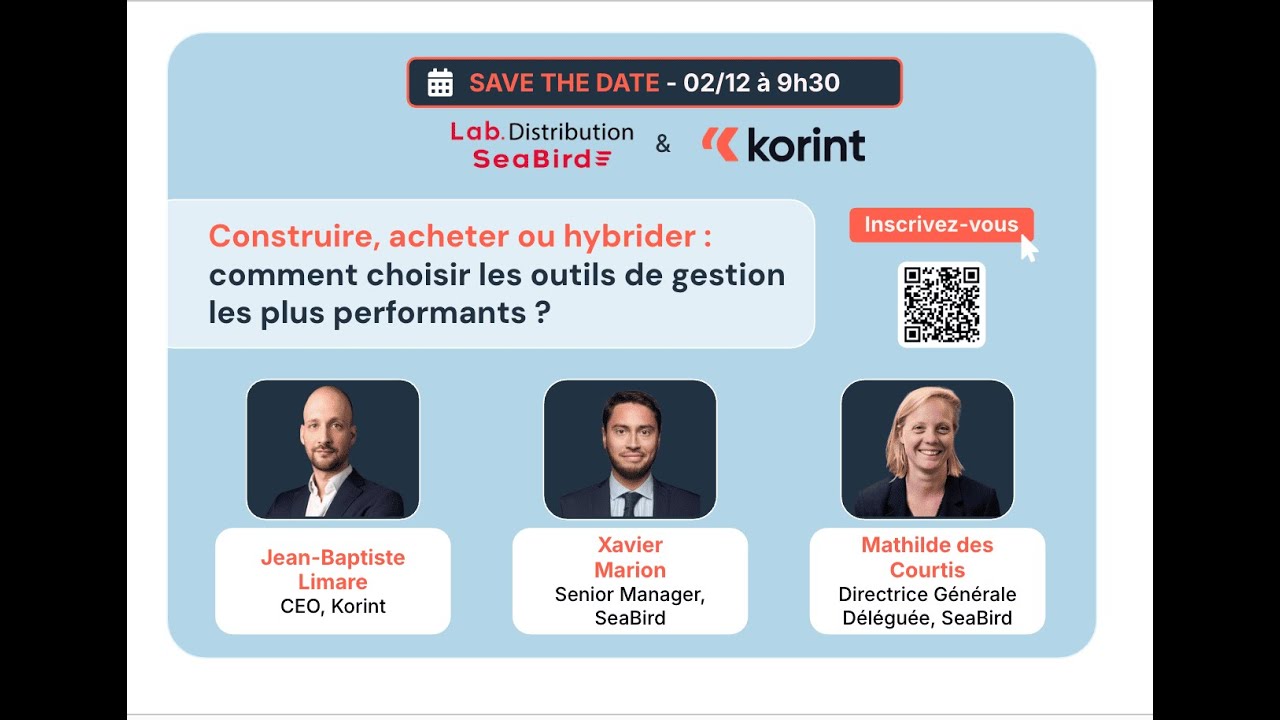Webinar Seabird x Korint - Construire, acheter ou hybrider : quelle ...
