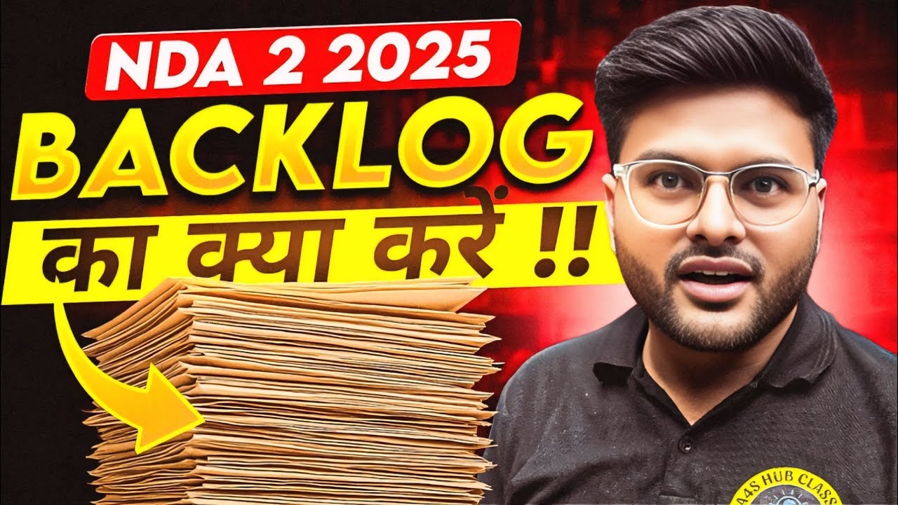 How to Cover Backlog in NDA 2,2025 I Perfect Planning For Backlog NDA 2 ...