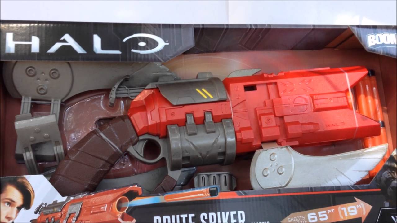 Mattel BoomCo Halo Brute Spiker Review - YouTube