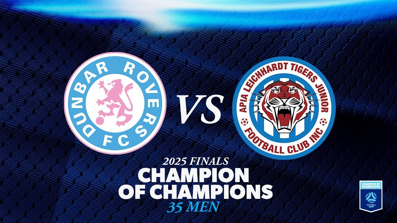 Football NSW Champion of Champions - Over 35 Men - Dunbar Rovers FC v ...