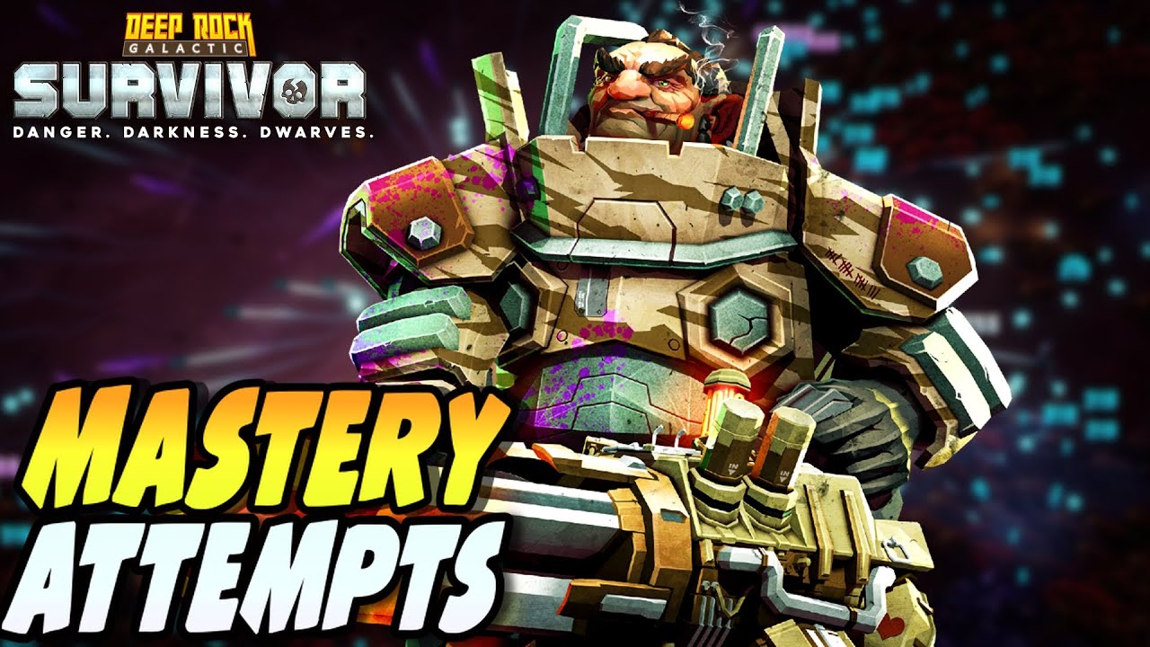 Hazard 5 Mastery Runs FOR KARL | Deep Rock Galactic Survivor - YouTube