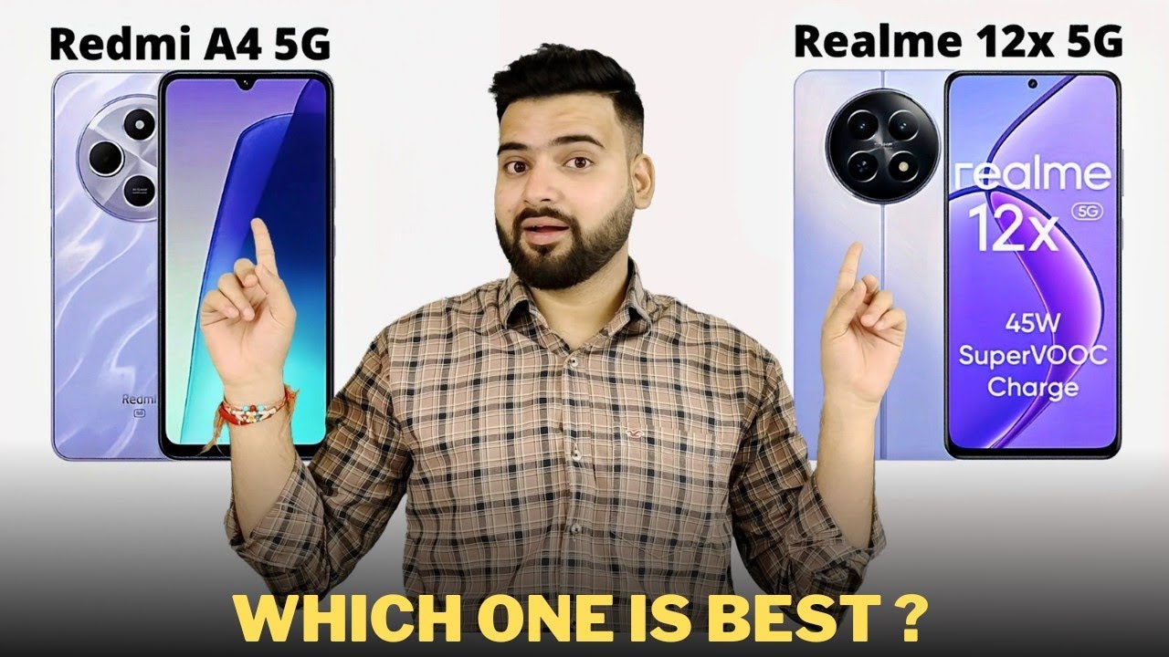 Redmi A4 5G vs Realme 12x 5G - Full Comparison | Which one is Best ...
