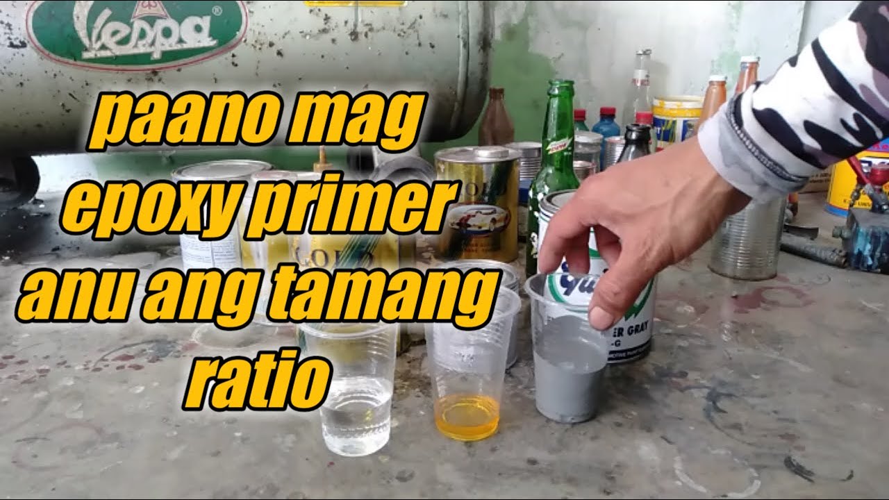 paano mag timpla ng epoxy primer tutorial video - YouTube