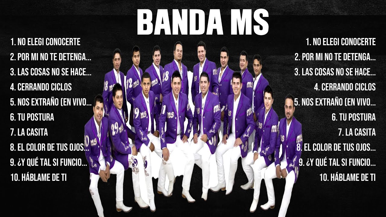 Las mejores canciones del álbum completo de Banda Ms 2024 - YouTube