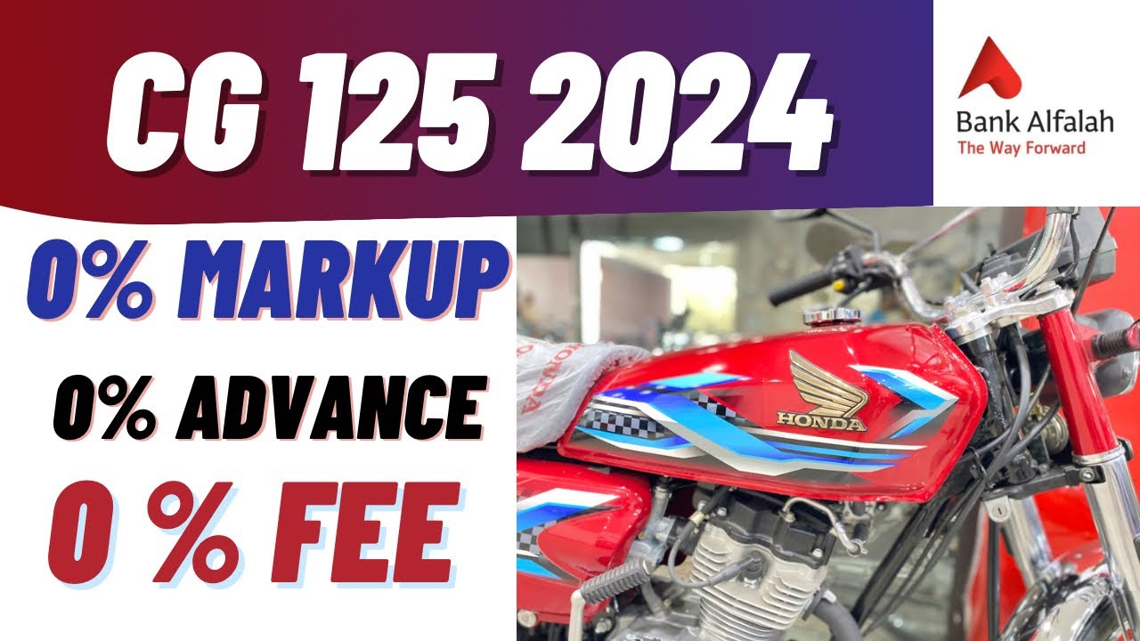 Honda 125 2024 installment plan / 0 markup / 0 advance / #cg125 - YouTube