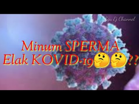 Minum SPERMA elak COVID-19🤔🤔??