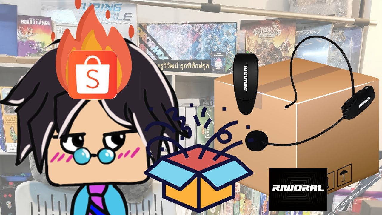 Unbox [RIWORAL RI-620 : ไมค์ไร้สาย] - YouTube