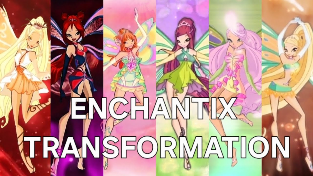 Winx Club : All Side Fairies Enchantix Transformations 2 - Fanmade ...