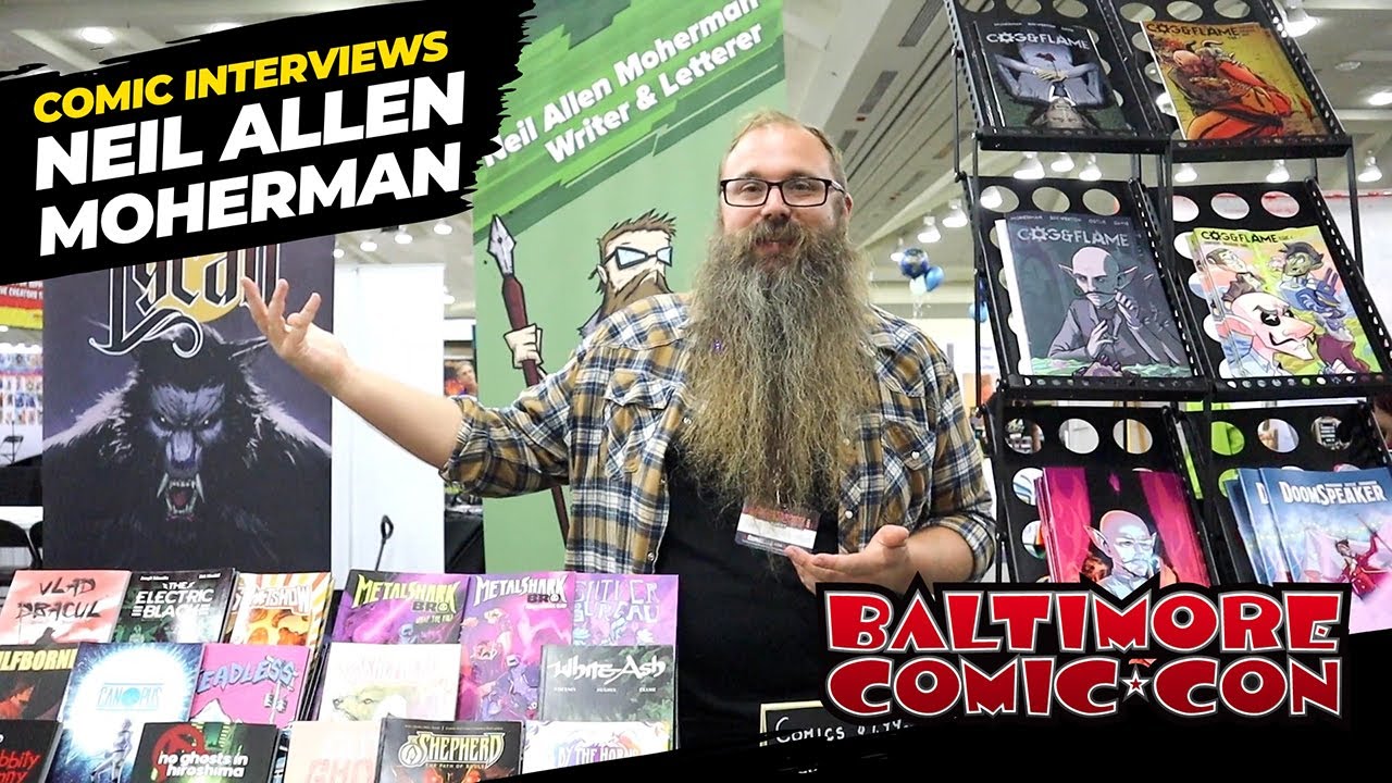 Baltimore Comic Con 2023 Spotlights: Neil Allen Moherman ⭐️ - YouTube