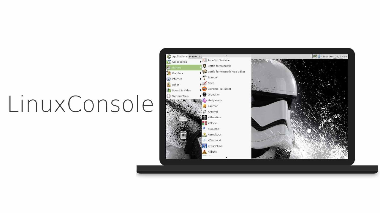 LinuxConsole - fresh install - Quick Tour and What's what - YouTube