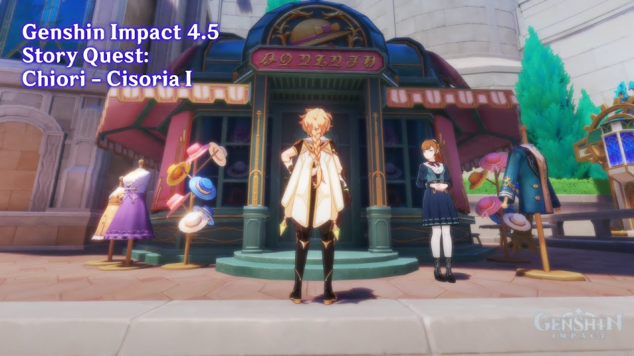 [ Genshin Impact ] Chiori SQ: Cisoria I 2024-03-29 | 【原神】千織伝説任務 - 糸切鋏の章 ...