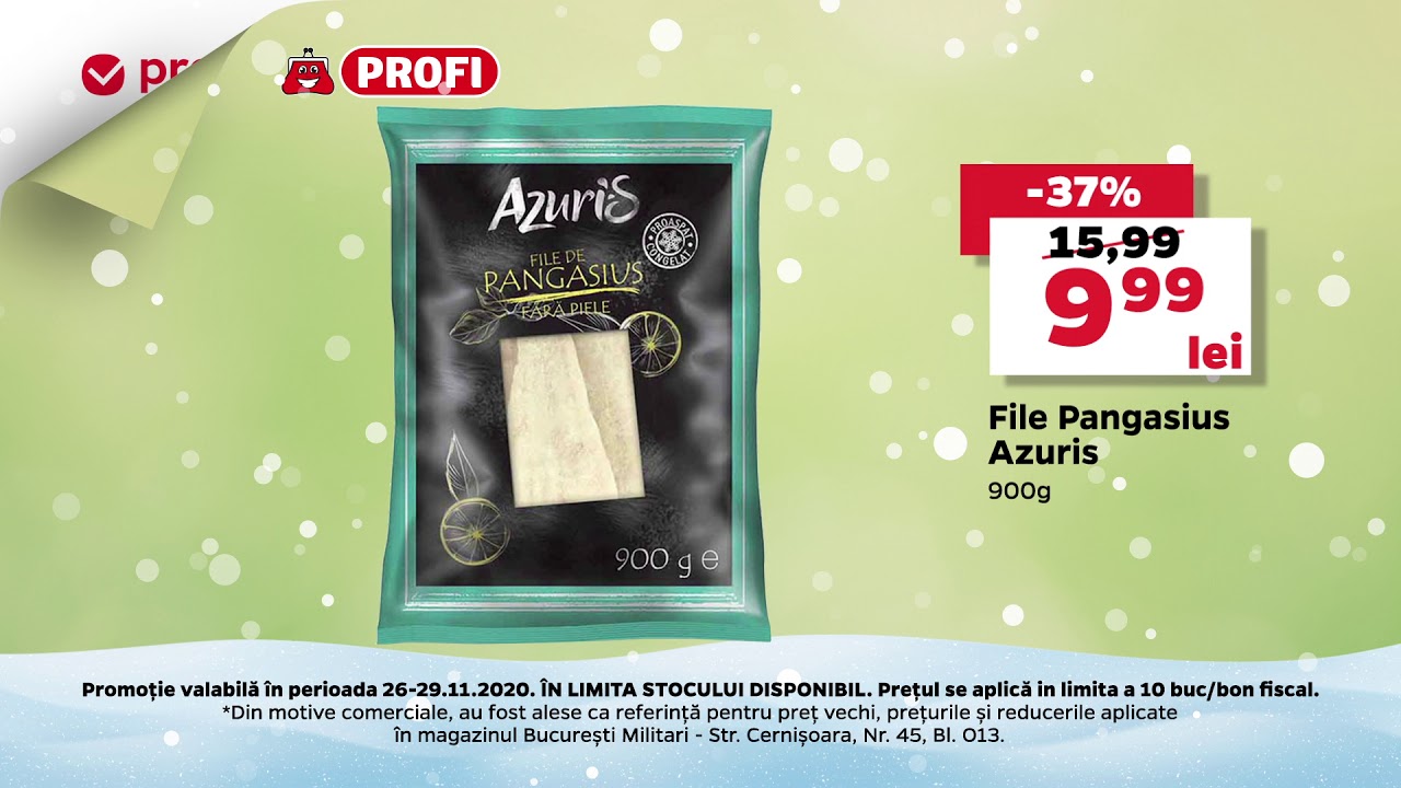La Profi, sărbătorile vin cu reduceri! Acum ai File Pangasius Azuris ...