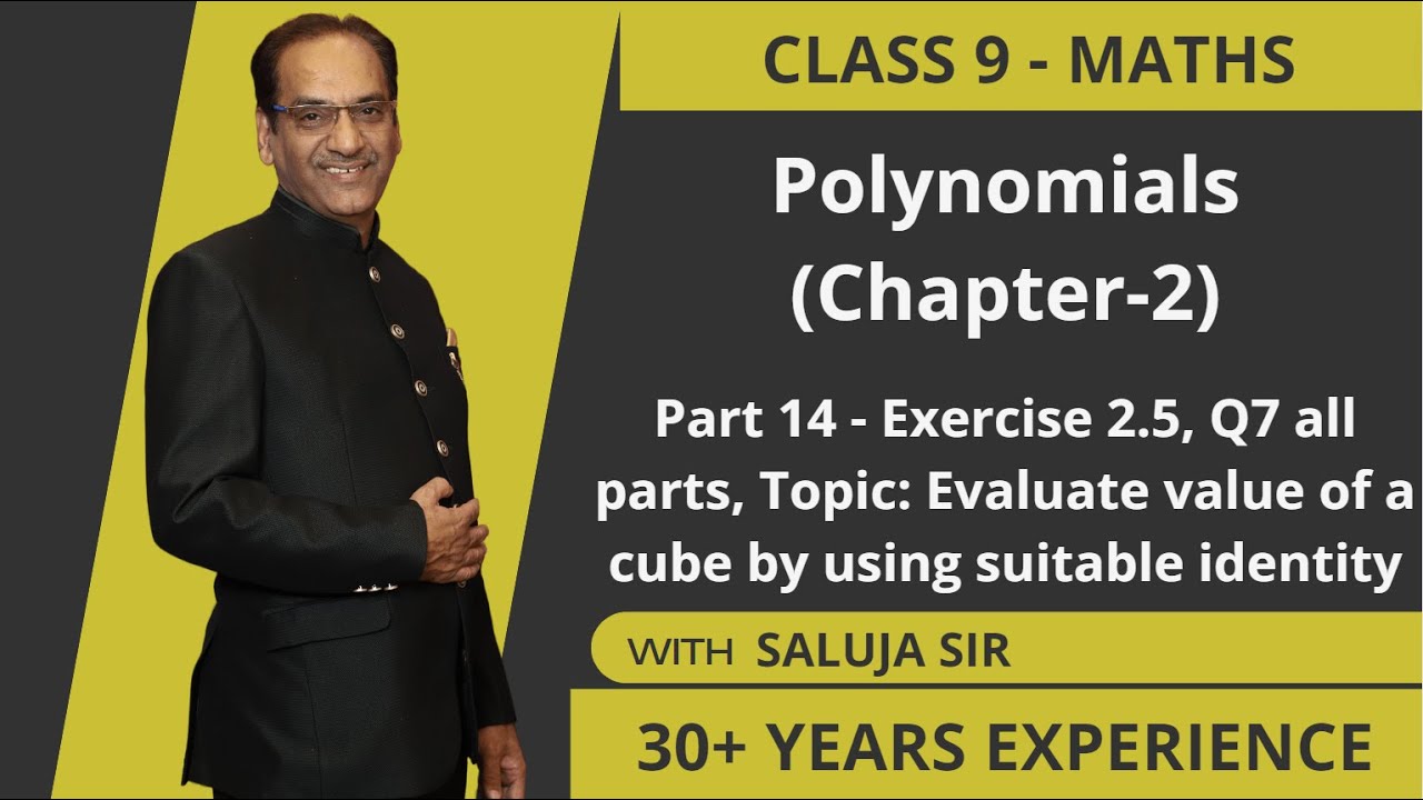 Class 9 Maths | Ex 2.5 Q7 | Chapter 2 | Polynomials | Evaluate value of ...