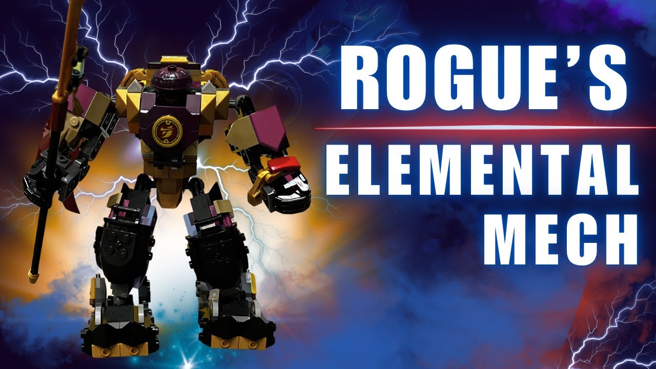 Rogue’s Elemental Mech!! Lego Ninjago Dragons Rising MOC! - YouTube